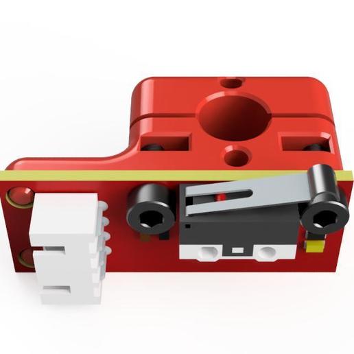 Download free STL file Endstop Microswitch Support & clamp for 8 mm rod ...