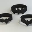 Download STL Batman Rings (sizes US 6 - 12) ・ Cults