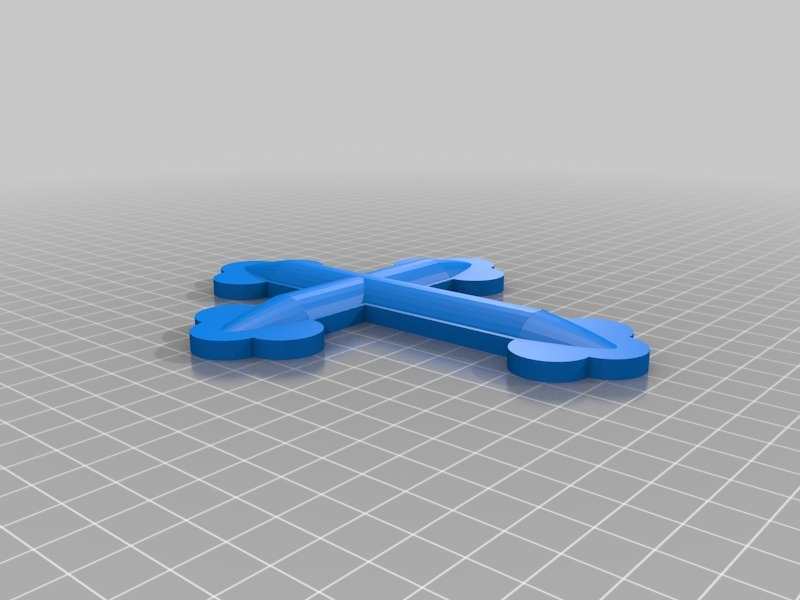 Free 3D file Simple Cross・Object to download and to 3D print・Cults