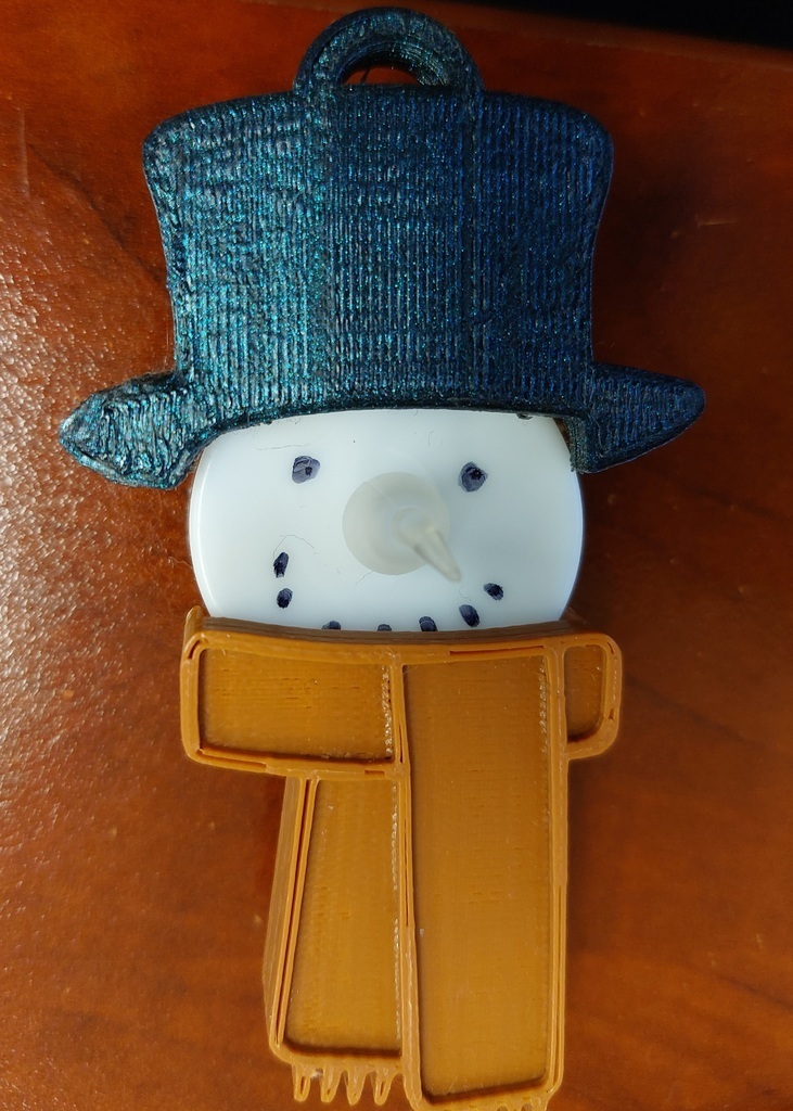 Free 3D file Tea light snowman hat 🫖・3D print design to download・Cults