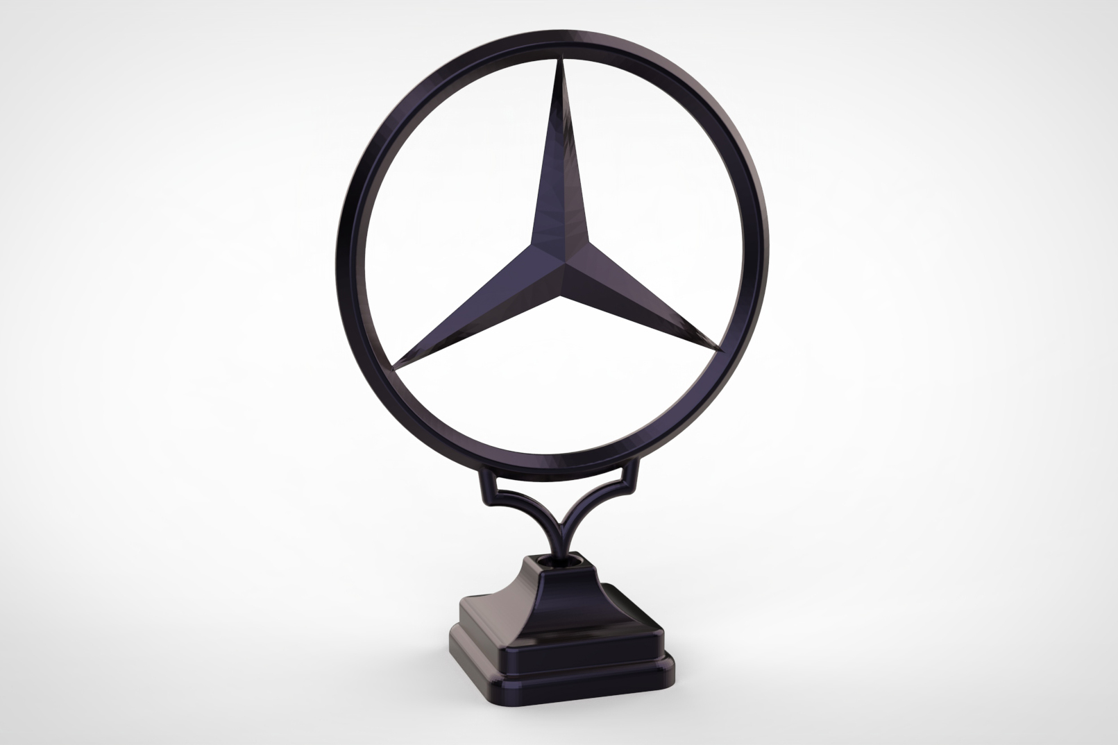 3D file BENZ 3D LOGO・3D printer model to download・Cults