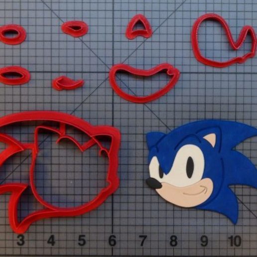 Download 3D printing files COOKIE CUTTER SONIC ( KIT CORTADOR SONIC ...