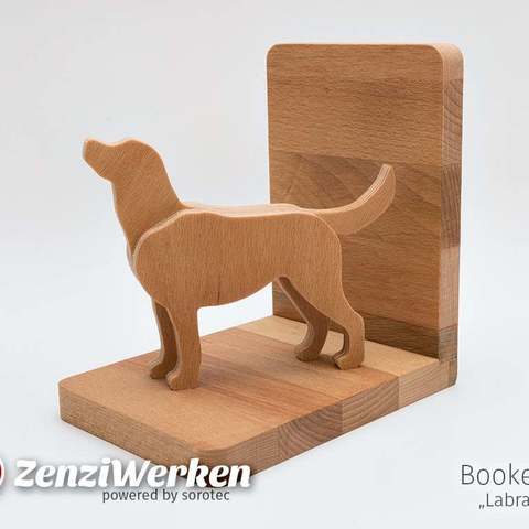 Download free 3D printer designs Bookends Labrador (cnc) ・ Cults