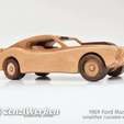 Download free STL file 1969 Mustang simplified (variable width) cnc ...