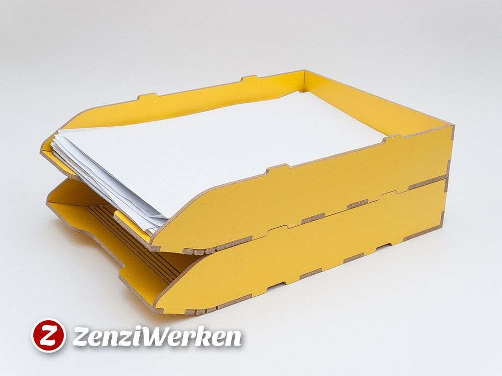 Free STL file Stackable Filing Tray cnc/laser 🗄️・3D printing idea to ...