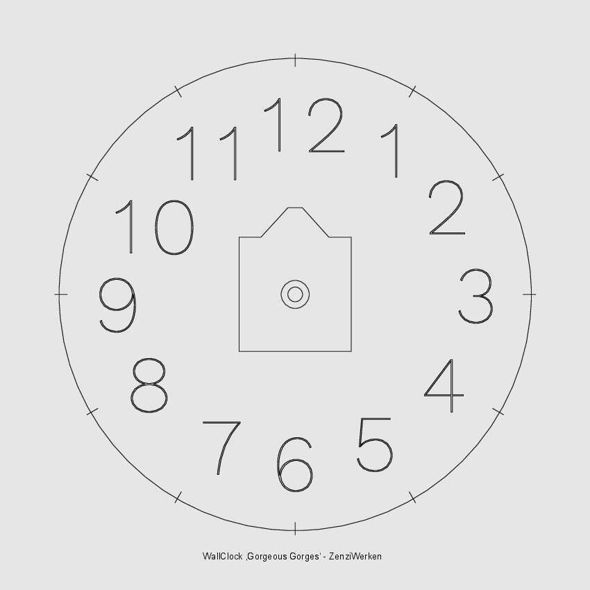 Free 3D file Clock Face "Gorgeous Gorges" cnc 🕰️・Design to download and ...