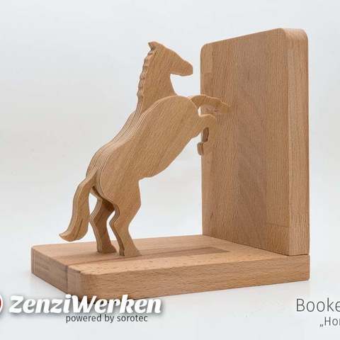 Download free 3D printing files Bookends Horses (cnc) ・ Cults