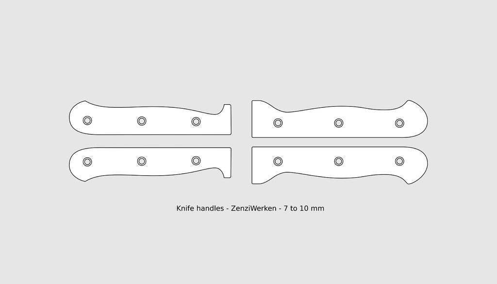 Free 3D file Knife Handles cnc・3D printer design to download・Cults