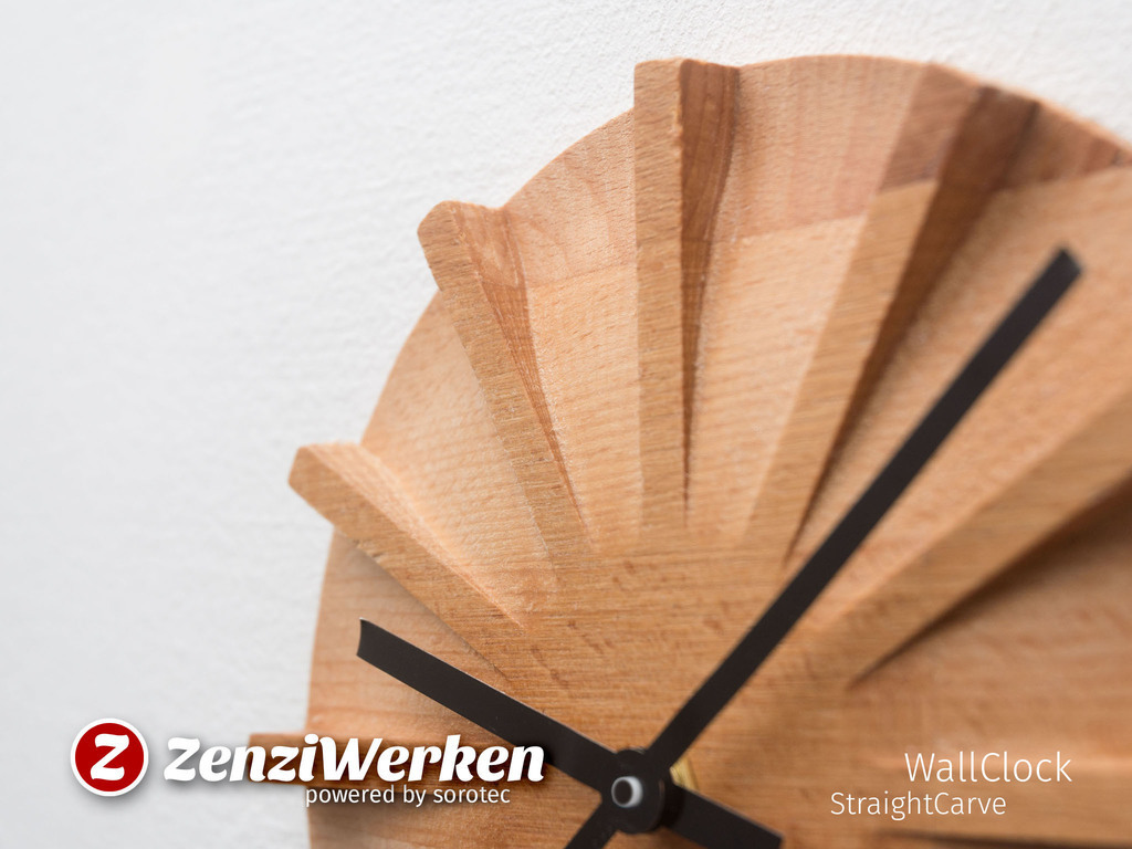 Free DXF file Clock Face "StraightCarve" cnc・Template to download and ...