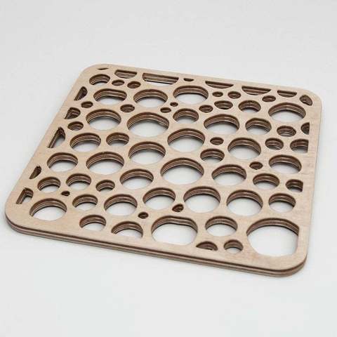 Download free 3D printing templates Bubble Trivet cnc/laser ・ Cults
