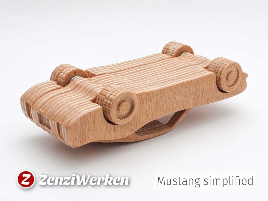 Free 3D file 1969 Mustang simplified cnc/laser 🐎・Object to download and ...