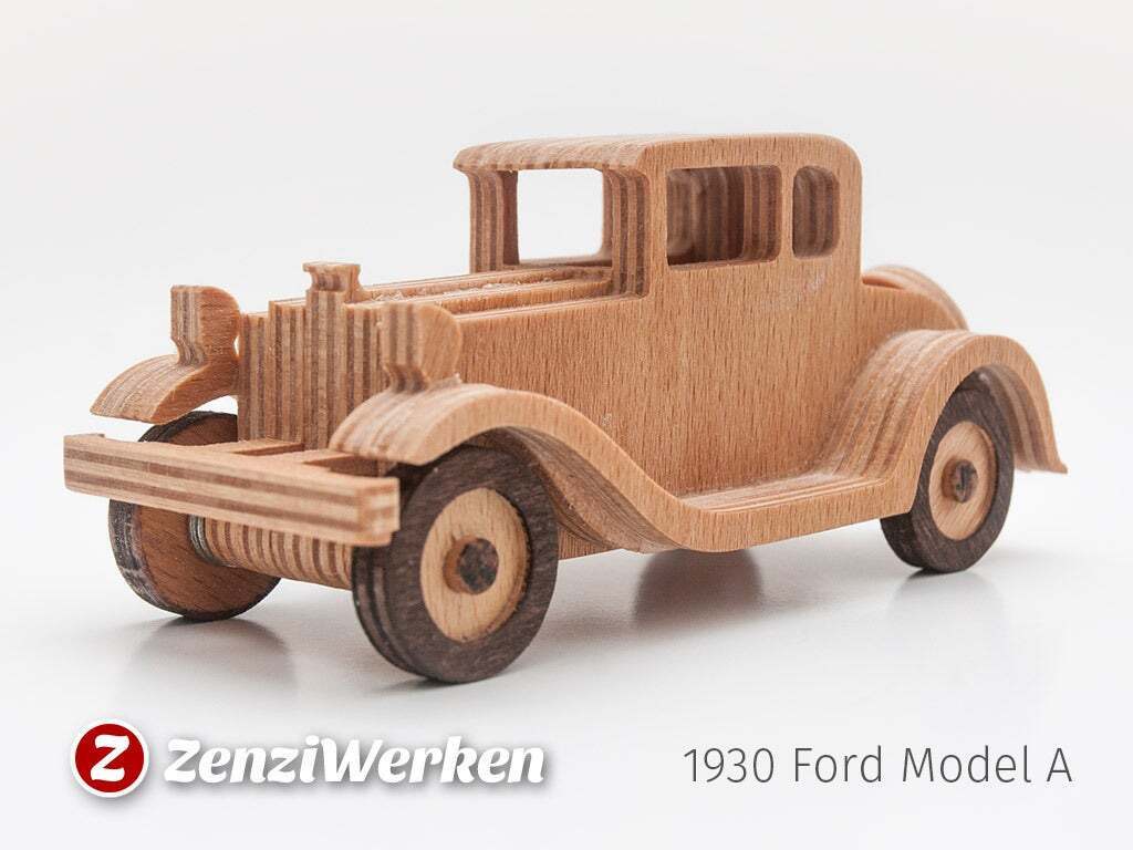 Free STL file 1930 Ford Modell A simplified cnc/laser・3D printable ...