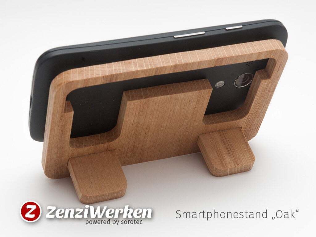Fichier 3D gratuit Porte-téléphone de chevet de voyage // Hardwood cnc ...