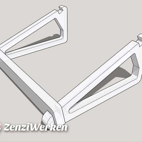 Download free 3D printing models Flexible Interlocking Laptop Stand cnc ...