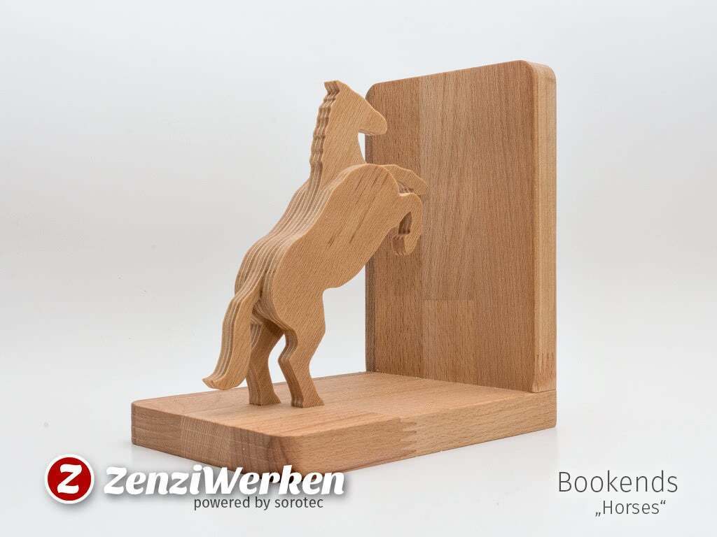 Free 3D file Bookends Horses (cnc)・3D print design to download・Cults