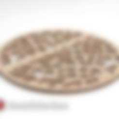 Download free 3D printer designs Leaf Structure Trivet cnc/laser ・ Cults