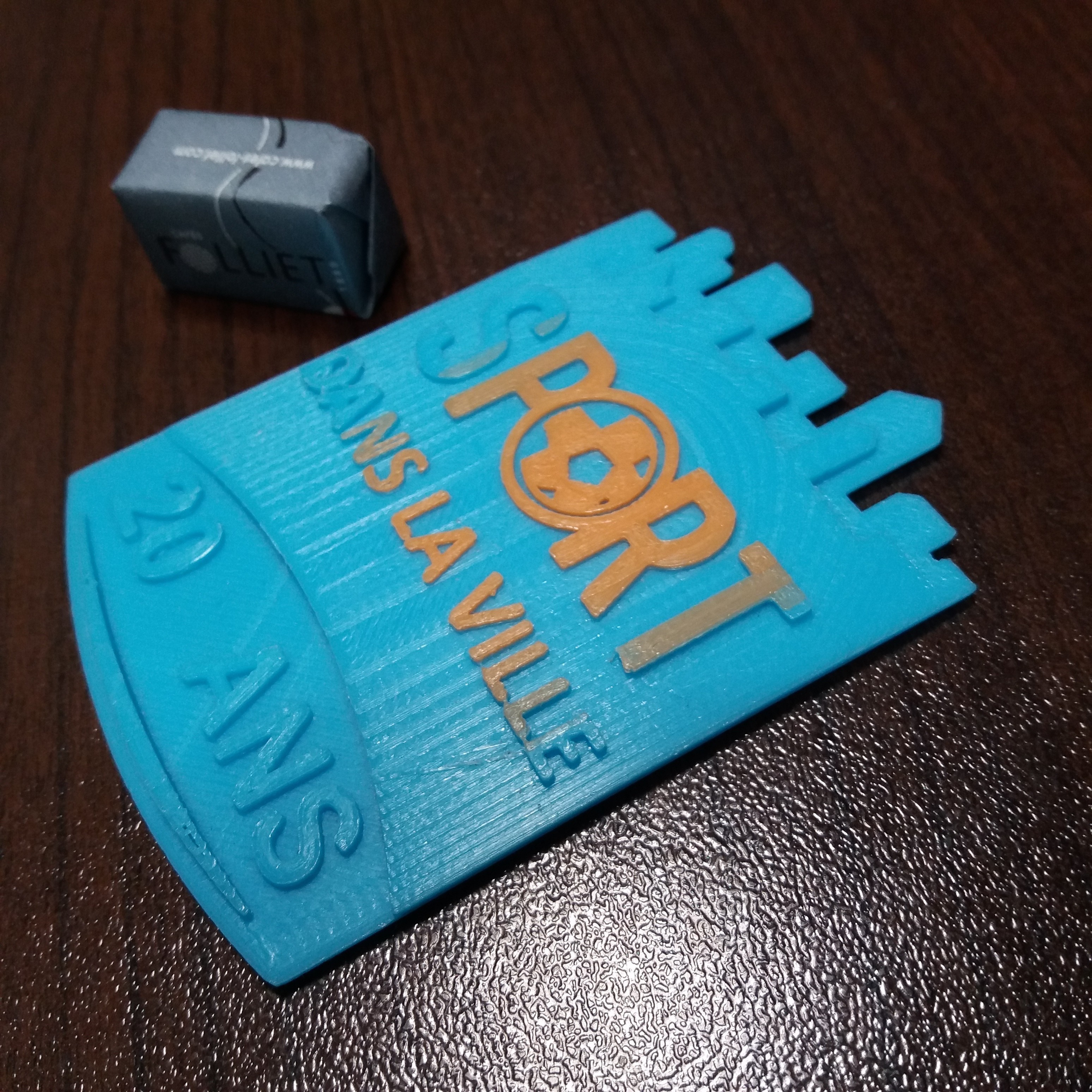 Free STL file Sport Badge in the city 📛・3D printer design to download・Cults