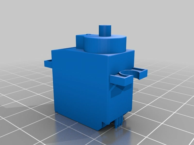 Free STL file 9g Micro Servo Model・Template to download and 3D print・Cults