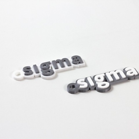 Download free STL file Sigma/Sigmax keychain • 3D printing object ・ Cults