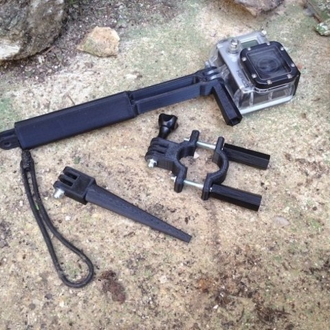 Download free STL file Gopro Handle Multi • Template to 3D print ・ Cults