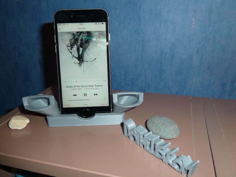 Free STL file Speaker for iPhone 6 and iPhone 6 Plus・3D printer model ...
