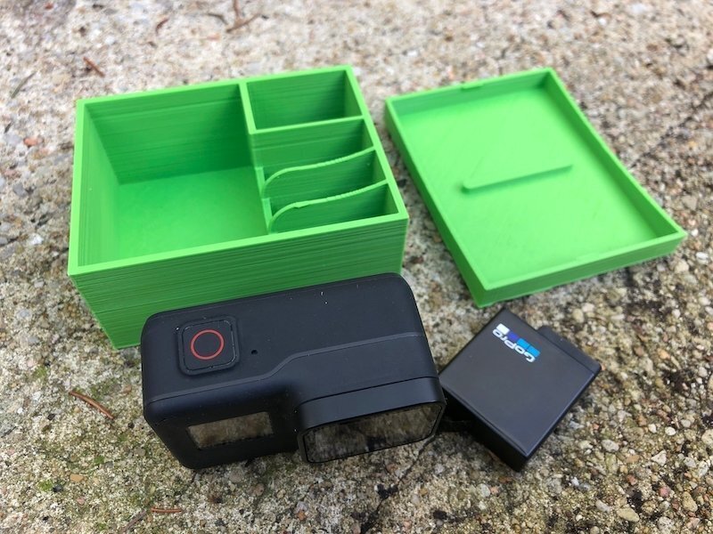 Free STL file gopro 7 storage box・3D printer design to download・Cults