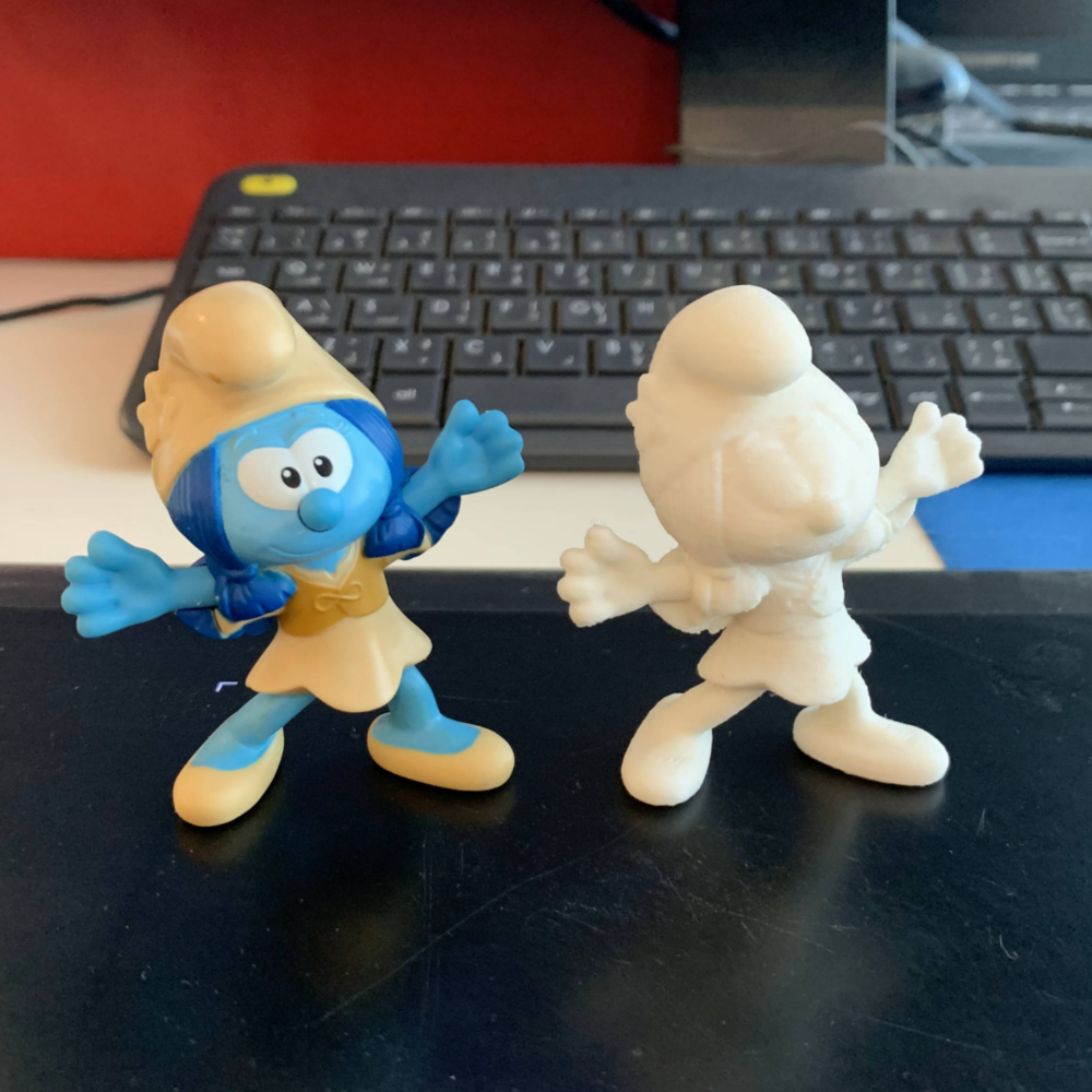 Файл OBJ Smurflily・Модель для печати в 3D скачать・Cults