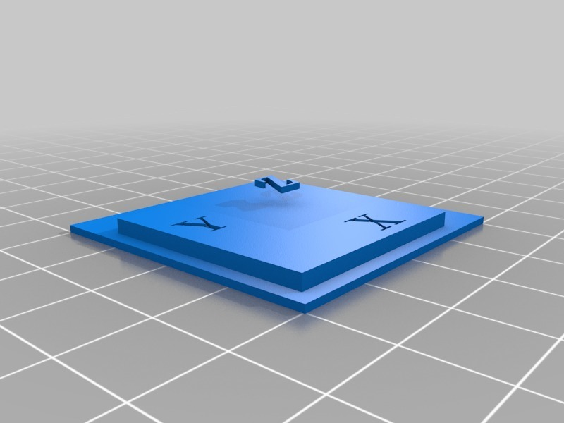 Free 3D file dual extrusion test for tuning offset second end - pièce ...