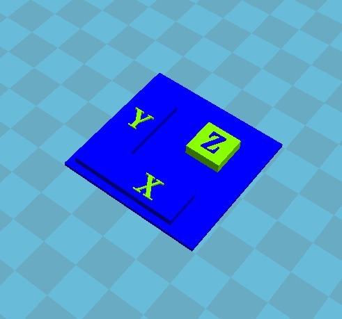 Free 3D file dual extrusion test for tuning offset second end - pièce ...