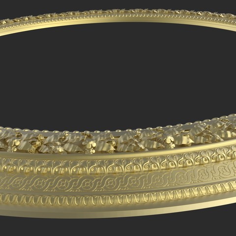 Download STL file Baroque Picture Frame Segment • 3D printer model ・ Cults