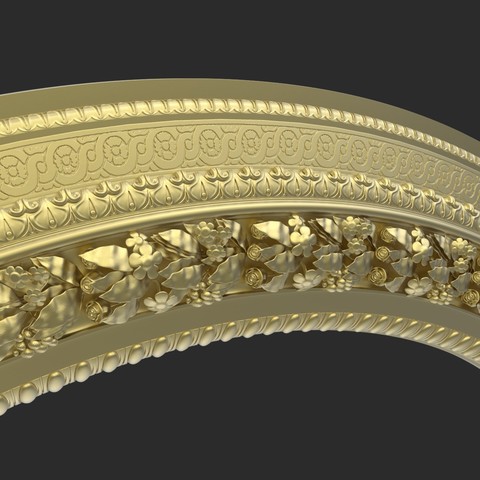 Download STL file Baroque Picture Frame Segment • 3D printer model ・ Cults