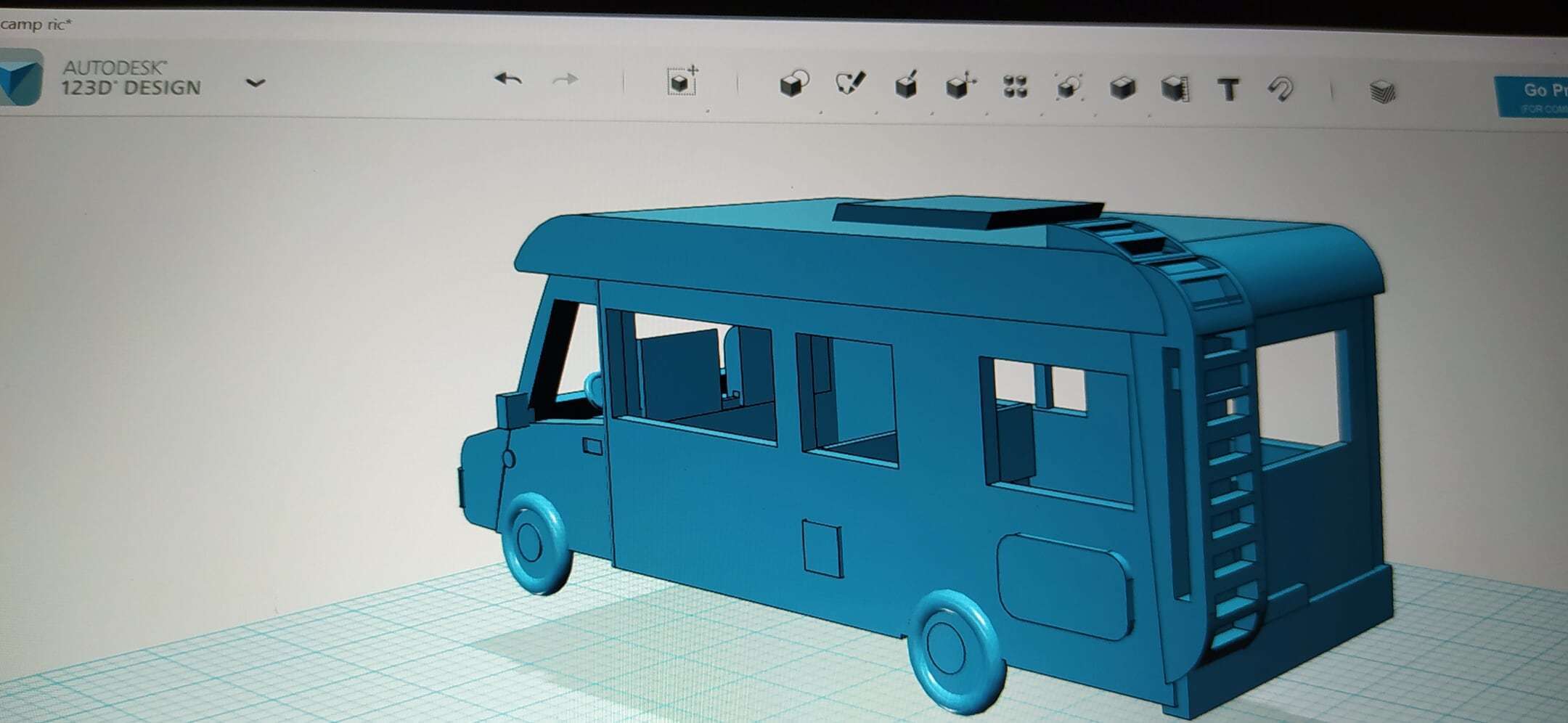 Fichier STL Camping Car・Modèle imprimable en 3D à télécharger・Cults