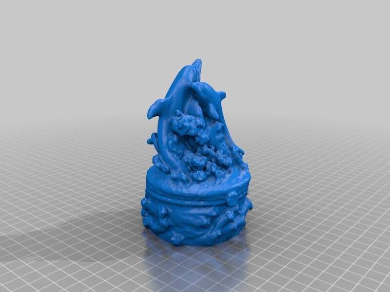 Free STL file dolphin・3D printable object to download・Cults