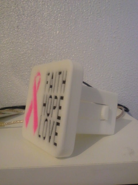 Free STL file MY CANCER RIBBON HITCH・3D print design to download・Cults