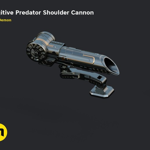 Download OBJ file Predator Plasma Cannon • 3D printable design ・ Cults