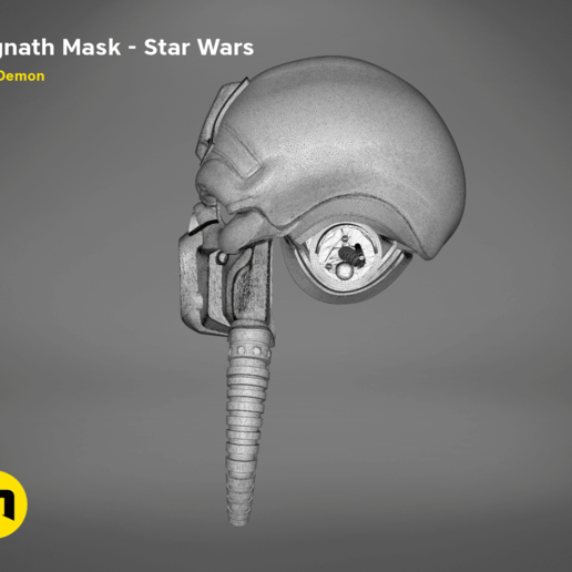Descargar archivo STL Máscara Tognath - Star Wars • Diseño para ...
