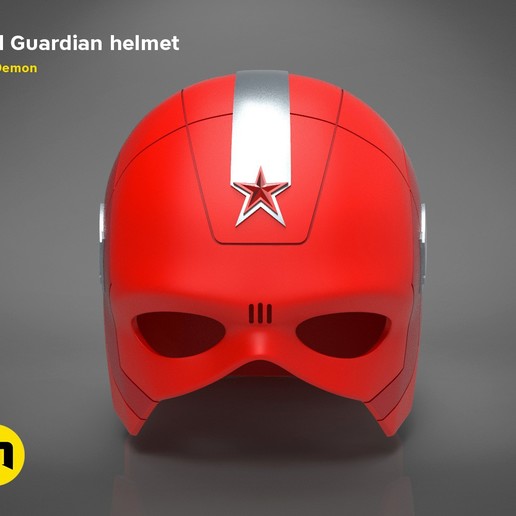 Download 3D printer files The Red Guardian helmet ・ Cults
