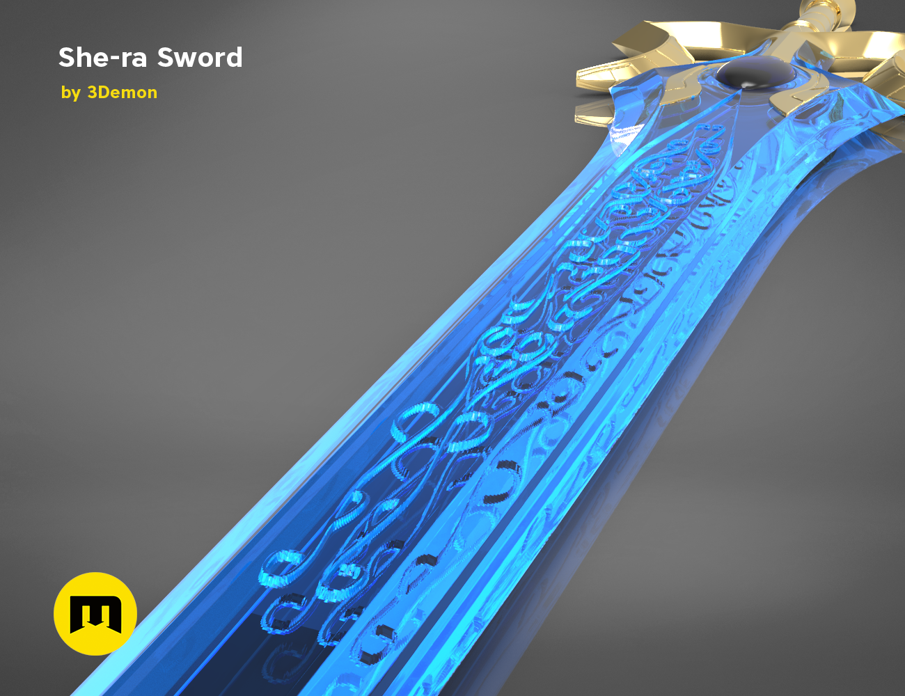 3D file She-Ra Sword of Protection 🗡️・3D printer model to download・Cults