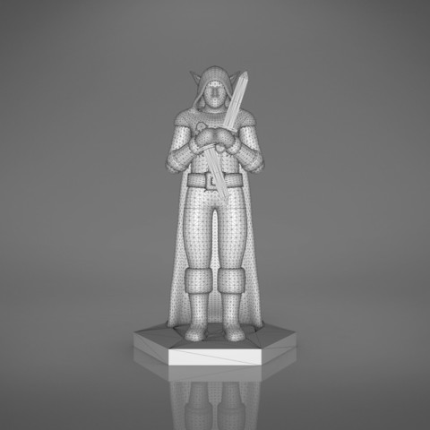 Download STL file ELF ROGUE CHARACTER GAME FIGURES 3D print model • 3D ...