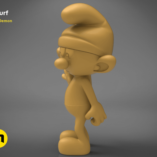 Download STL Smurf - 3D PRINT MODEL ・ Cults