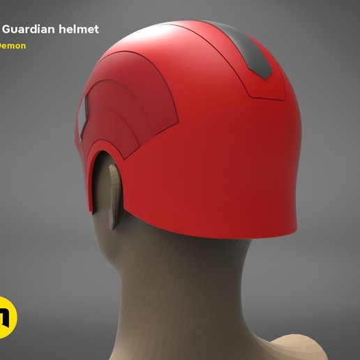 Download 3D printer files The Red Guardian helmet ・ Cults