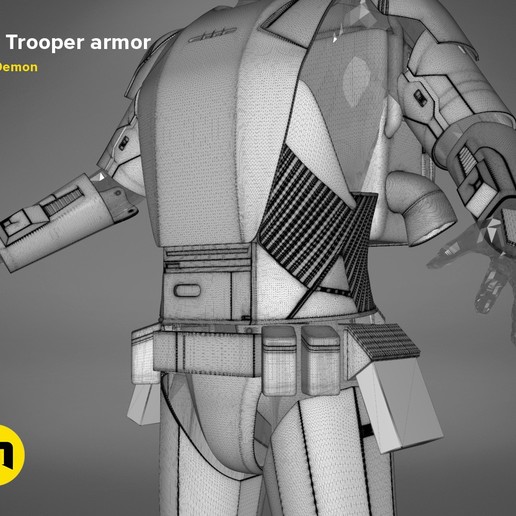 Download STL file Jet Trooper full size armor • Design to 3D print ・ Cults