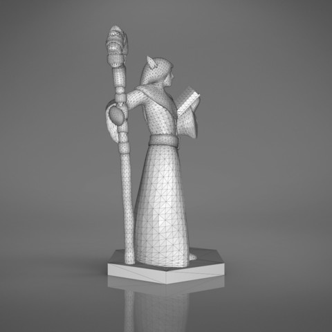 Download STL file ELF MAGE CHARACTER GAME FIGURES 3D print model ...