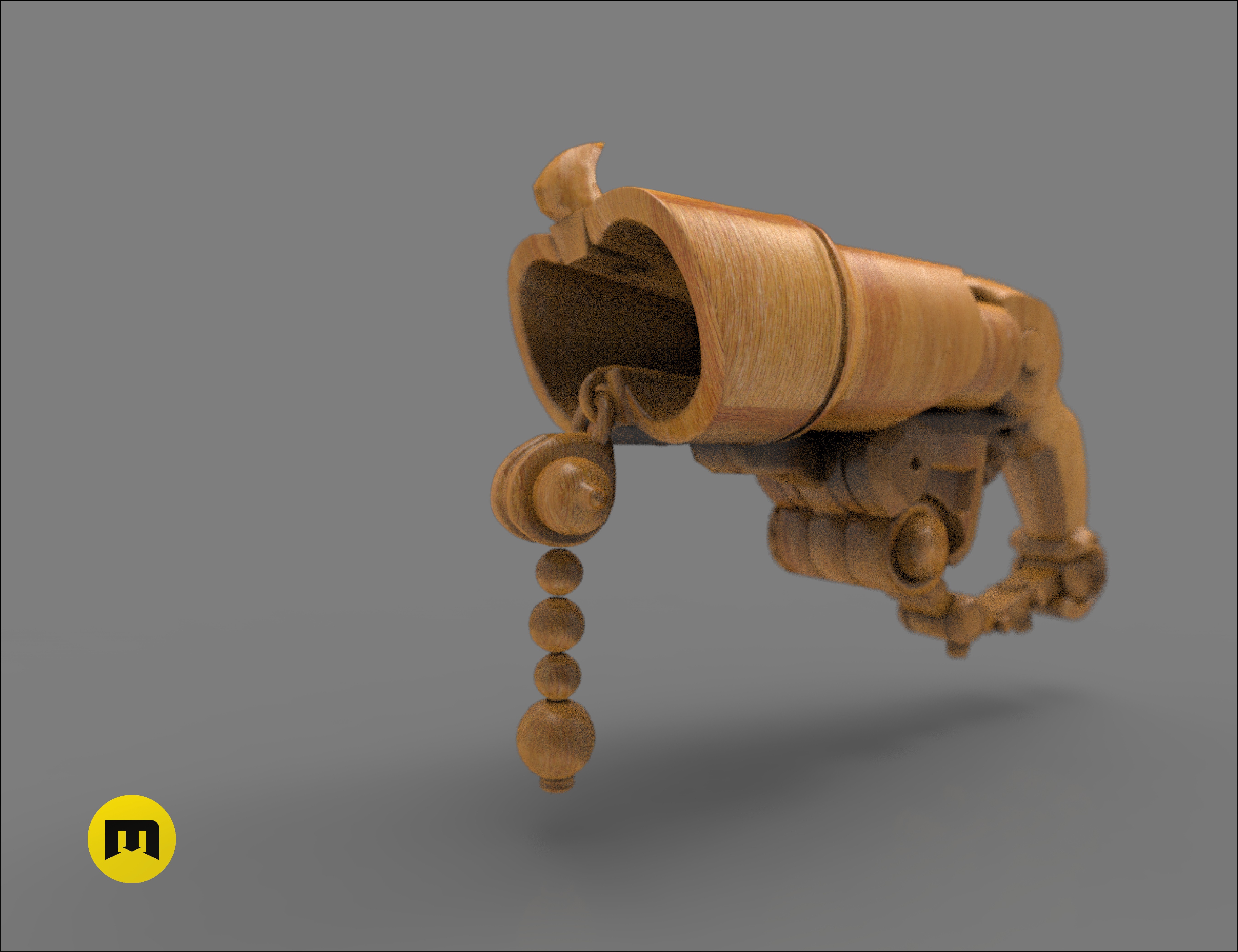 Download STL file Overwatch Roadhog Gun Bajie • Model to 3D print ・ Cults