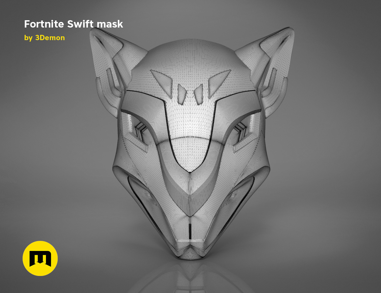 STL-Datei Fortnite Swift Maske 🆒・3D-Druck-Idee zum Herunterladen・Cults