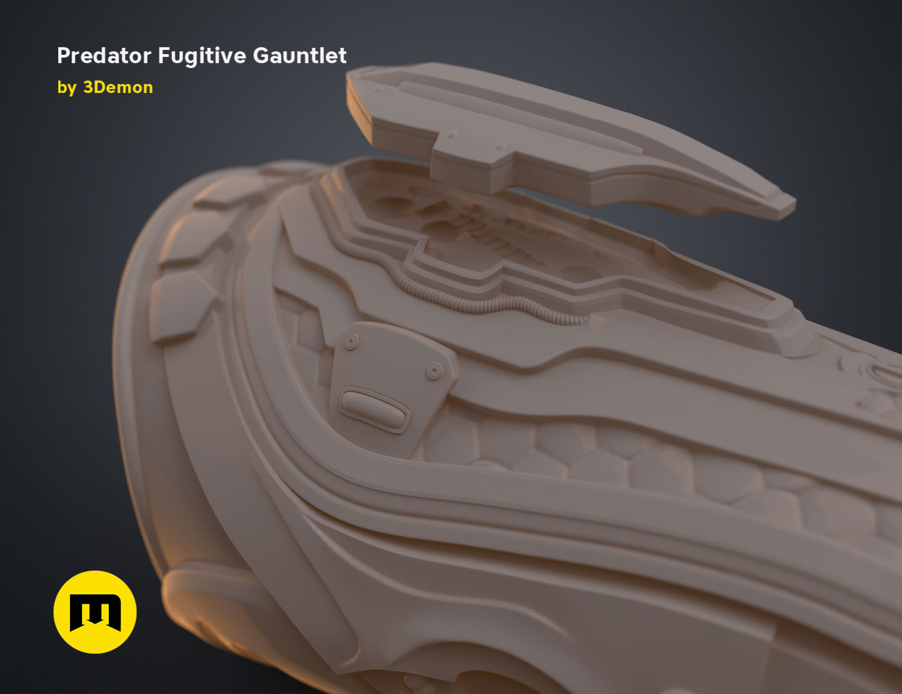 STL file Predator Fugitive Gauntlet 👽・3D printer design to download・Cults