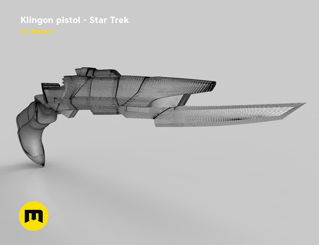 Download STL file Klingon pistol – Star Trek • Template to 3D print ・ Cults