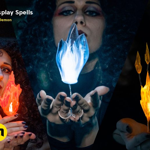 Download STL file Cosplay Spells • 3D print template ・ Cults