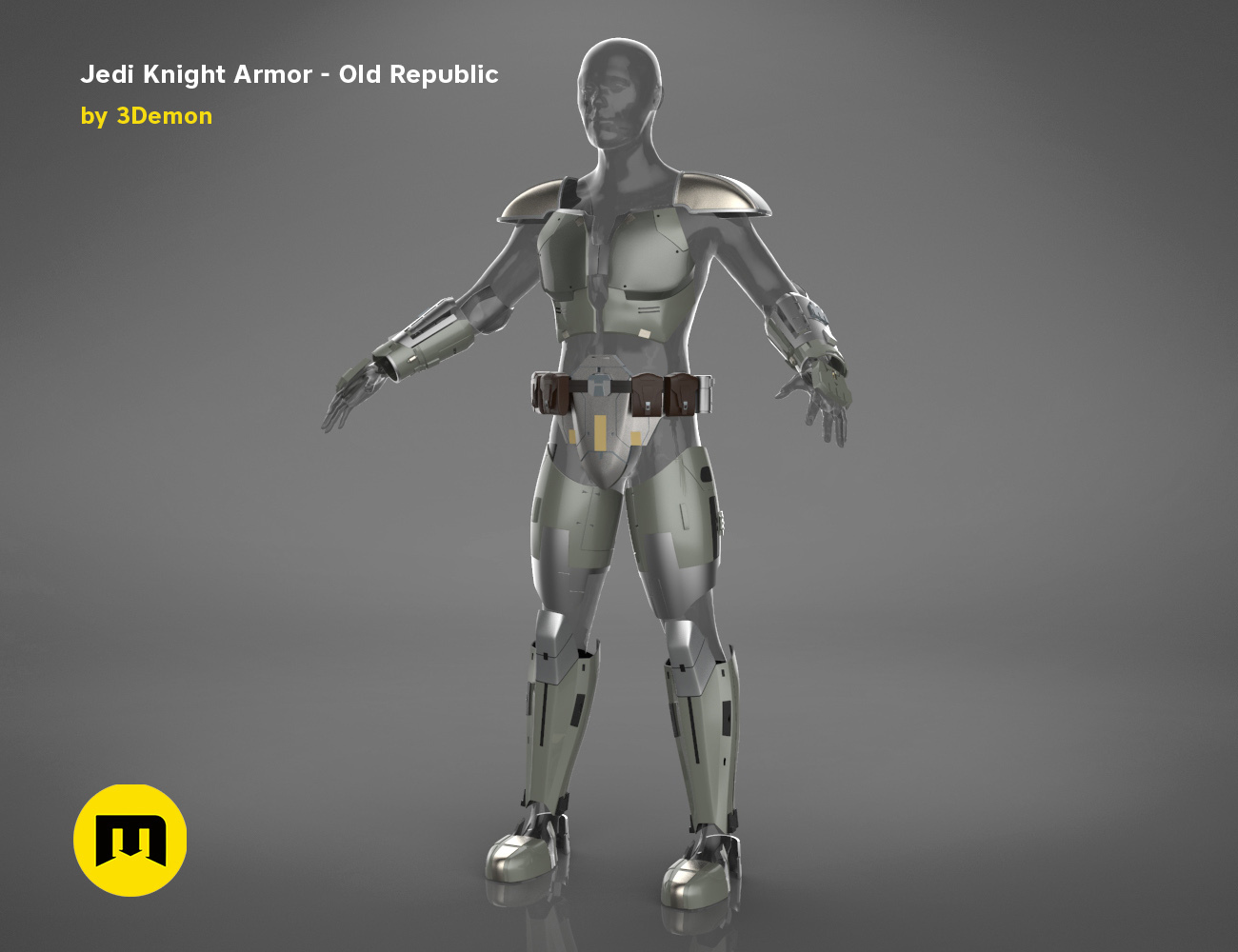 3D file Jedi Knight Armor ⭐・3D printable model to download・Cults