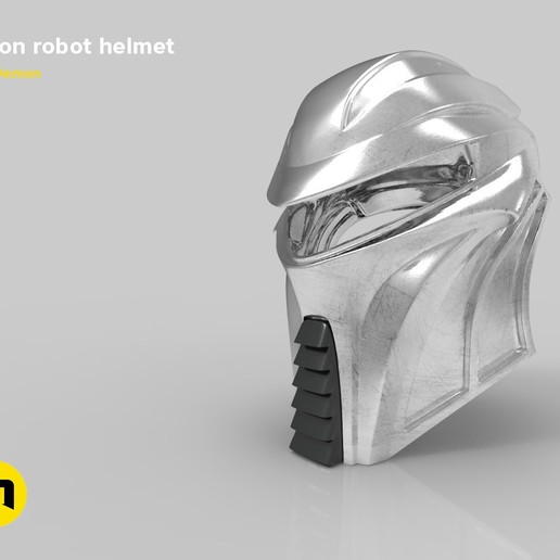 Download STL Cylon robot helmet, Batlestar Galactica ・ Cults